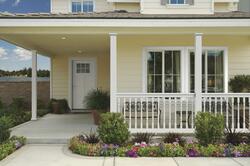 Fypon® QuickRail® Premium 36" x 72" White Synthetic Rail Kit with ...