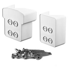 Fypon® QuickRail® Premium White 45° Corner Post Bracket Kit at Menards®