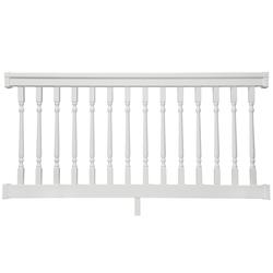 Fypon® QuickRail® Premium 36" x 96" White Synthetic Rail Kit with ...