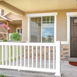 Fypon® QuickRail® Premium 36" x 144" White Synthetic Rail Kit with ...