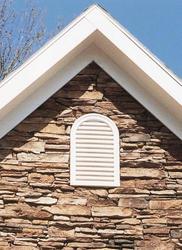 Fypon® 18" x 24" Polyurethane Functional Cathedral Louver at Menards®