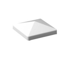 Fypon® QuickRail® 4 x 4 White PVC Taper Post Cap at Menards®
