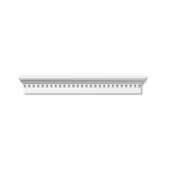 Fypon® Overall 36"W x 9"H Primed Polyurethane Window & Door Crosshead ...