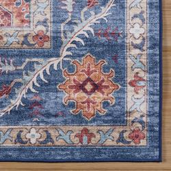 Gertmenian Crystal Print Cullen Traditional Oriental Blue 5' x 7' Area ...