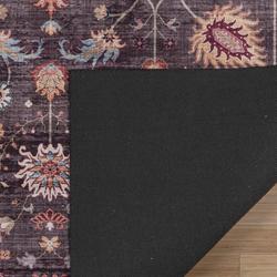 Gertmenian Crystal Print Cullen Traditional Oriental Brown 6' x 9' Area ...