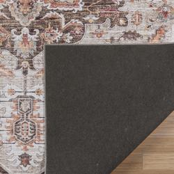Gertmenian Crystal Print Soha Traditional Moroccan Brown 6' x 9' Area ...