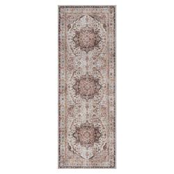 Gertmenian Crystal Print Soha Traditional Moroccan Brown 6' x 9' Area ...