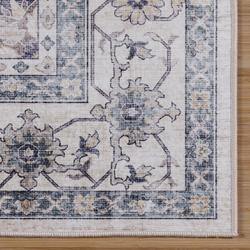 Gertmenian Crystal Print Soha Traditional Moroccan Gray 3' x 5' Area ...