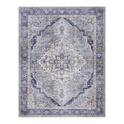 Gertmenian Crystal Print Soha Traditional Moroccan Multi Blue 5' x 7 ...