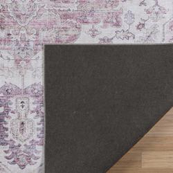 Gertmenian Crystal Print Soha Traditional Moroccan Pink 5' x 7' Area ...