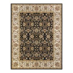 Gertmenian Majestic Croft Traditional Floral Black 9' x 13' Area Rug at ...
