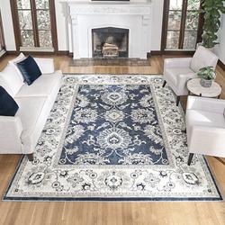 Gertmenian Majestic Moena Traditional Oriental Blue 2' x 8' Area Rug at ...