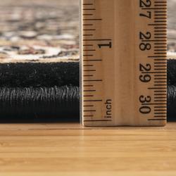 Gertmenian Majestic Vernon Traditional Floral Black 8' x 10' Area Rug ...