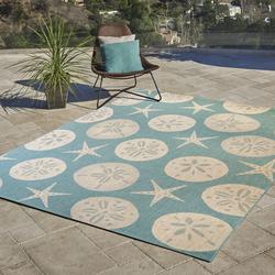 Gertmenian Paseo Starfish Blue 8' x 10' Area Rug at Menards®