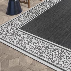 Gertmenian Paseo Tedo Black/White 8' x 10' Area Rug at Menards®