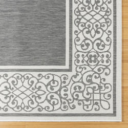 Gertmenian Paseo Tedo Dark Grey/White 5' x 8' Area Rug at Menards®