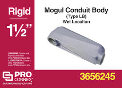 Sigma ProConnex® 1-1/2" Rigid Mogul LB Type Conduit Body at Menards®