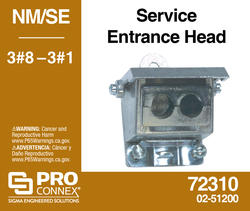 Sigma ProConnex® 3#8-3#1 Service Entrance Cable Head at Menards®