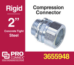 Sigma ProConnex® 2" Rigid Compression Connector at Menards®