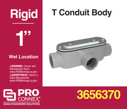 Sigma ProConnex® 1" Rigid T Conduit Body at Menards®