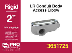 Sigma ProConnex® 2" Rigid LR Conduit Body at Menards®