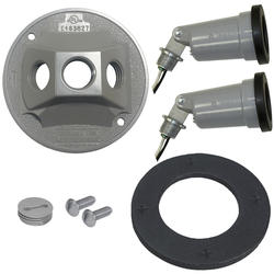 Sigma Engineered Solutions® Gray PAR38 Lamp Holders and Round Security ...