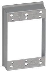 Sigma Engineered Solutions® 1-Gang Metal Gray Weatherproof Extension ...