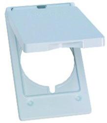 Sigma Engineered Solutions® 1-Gang Metal Vertical Round Receptacle ...