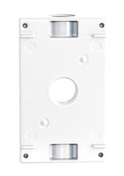 Sigma Engineered Solutions® 1-Gang 1/2" 3-Hole Weatherproof White ...