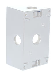 Sigma Engineered Solutions® 1-Gang 1/2" 5-Hole Weatherproof White ...