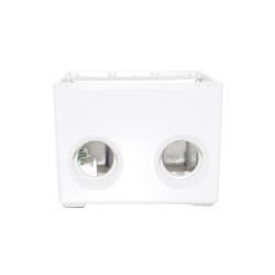 Sigma Engineered Solutions® 1-Gang 1/2" 4-Hole Weatherproof White ...