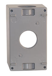 Sigma Engineered Solutions® 1-Gang 1" 3-Hole Deep Weatherproof ...