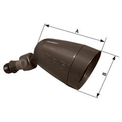 Sigma Engineered Solutions™ 1,000 Lumen Bronze LED Swivel Flood Light ...