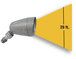 Sigma Engineered Solutions™ 1,000 Lumen Gray LED Swivel Flood Light at ...