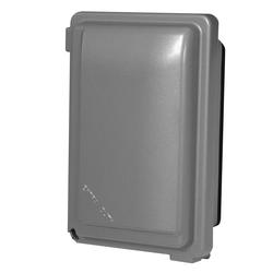 Sigma Engineered Solutions® 1-Gang Metal Gray While-In-Use Weatherproof ...