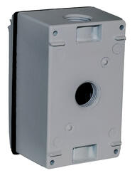 Sigma Engineered Solutions® 1-Gang Gray Weatherproof Box Cover & Duplex ...