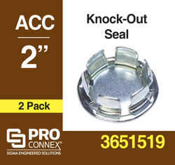 Sigma ProConnex® 2" Knock-Out Seal - 2 Pack at Menards®