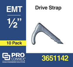 Sigma ProConnex® 1/2" EMT Nail Drive Strap - 10 Pack at Menards®