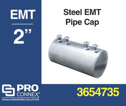 Sigma ProConnex® 2" EMT Steel Pipe Cap at Menards®