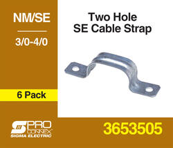 Sigma ProConnex® 3/0-4/0 SEU 2-Hole Strap - 6 Pack at Menards®