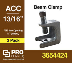 Sigma ProConnex® 1/4"-20 Beam Clamp - 2 Pack at Menards®