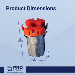 Sigma ProConnex® 3/8" AC/MC/Flex Steel Double Snap Lock® Connector - 2 ...