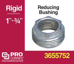 Sigma ProConnex® 1" - 3/4" Rigid Iron Reducer Bushings at Menards®