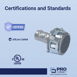 Sigma ProConnex® 3/8" AC/MC/Flex Snap Lock® Screw-In Connector at Menards®