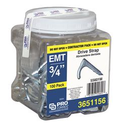 Sigma ProConnex® 3/4" EMT Nail Drive Strap Contractor Pack - 100 Pack ...