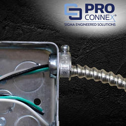Sigma ProConnex® 3/8" AC/MC/Flex Snap Lock® Connector - 2 Pack at Menards®
