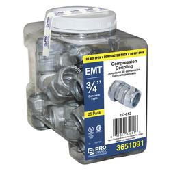 Sigma ProConnex® 3/4" EMT Compression Coupling Contractor Pack - 25 ...