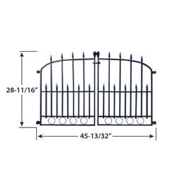 Enchanted Garden™ 30 x 46 Teton No-Dig Fence Gate at Menards®