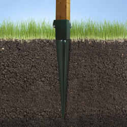 4"x4" Steel Adjustable Post Support at Menards®