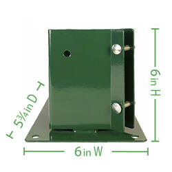 4" x 4" Bolt Down Post Base at Menards®
